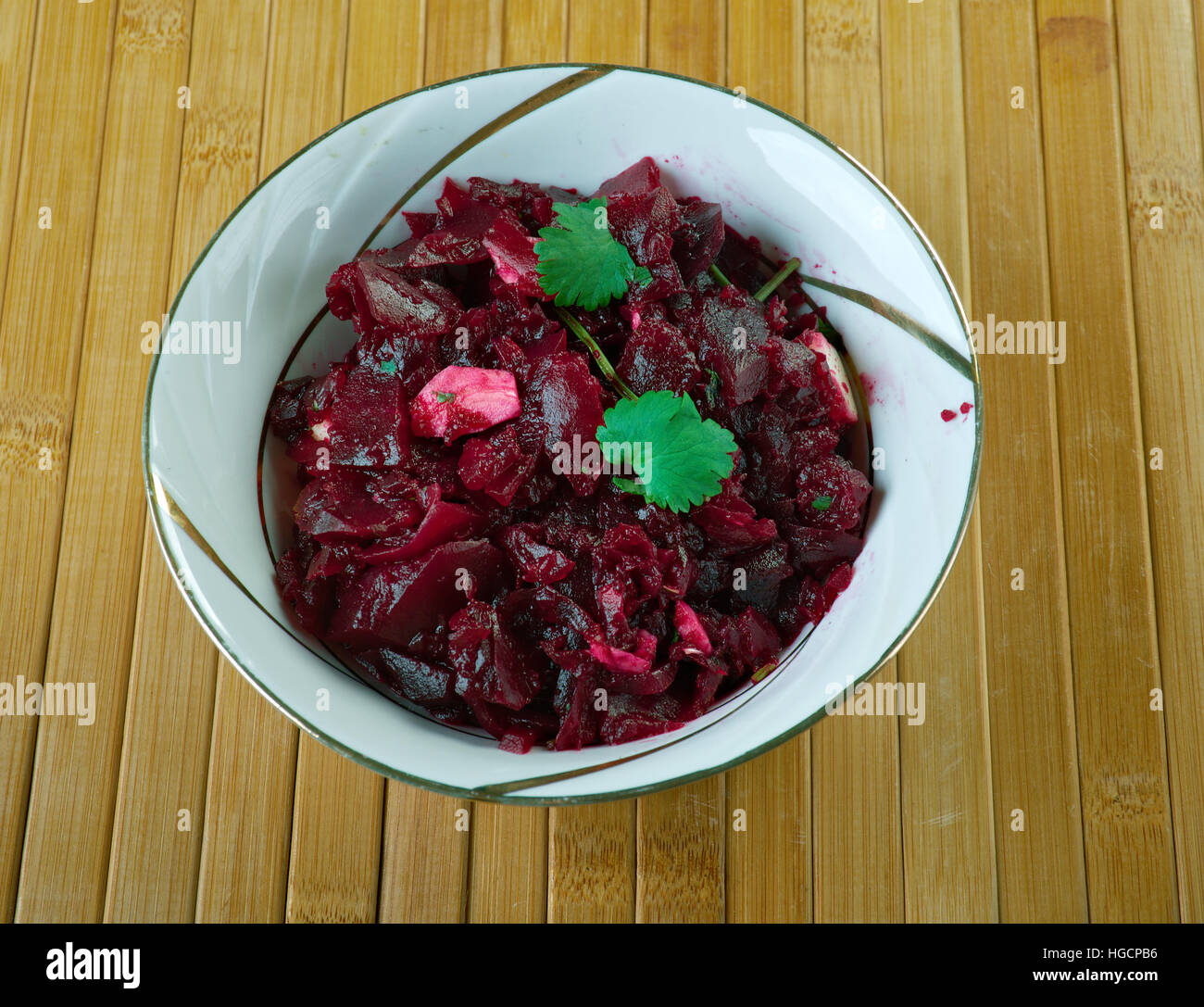 Beetroot thoran - Kerala Style Beetroot Stir Fry Stock Photo - Alamy