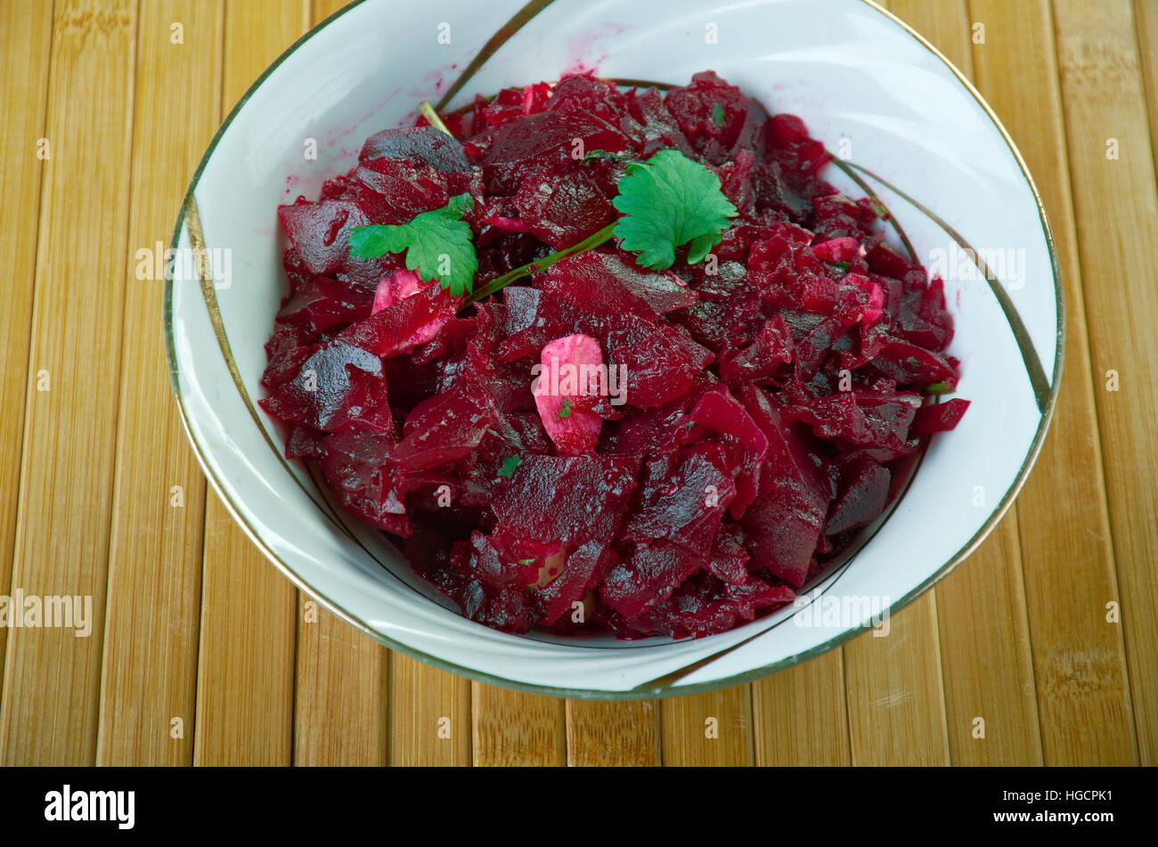 Beetroot thoran - Kerala Style Beetroot Stir Fry Stock Photo - Alamy