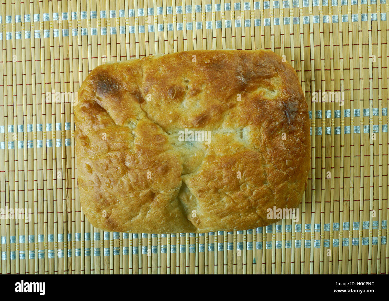 Barbari bread of Persian flatbread primarily made in Iran Stock Photo ...