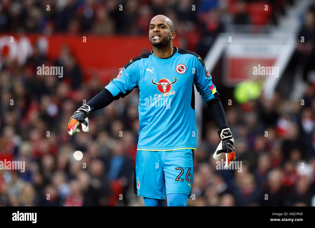 Readin goalkeeper Ali Al-Habsi Stock Photo - Alamy