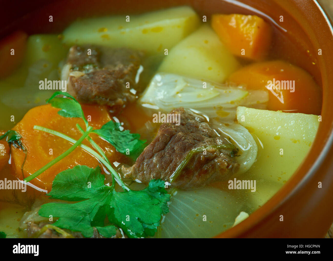Perinteinen lihakeitto - Traditional Finnish meat soup Stock Photo - Alamy