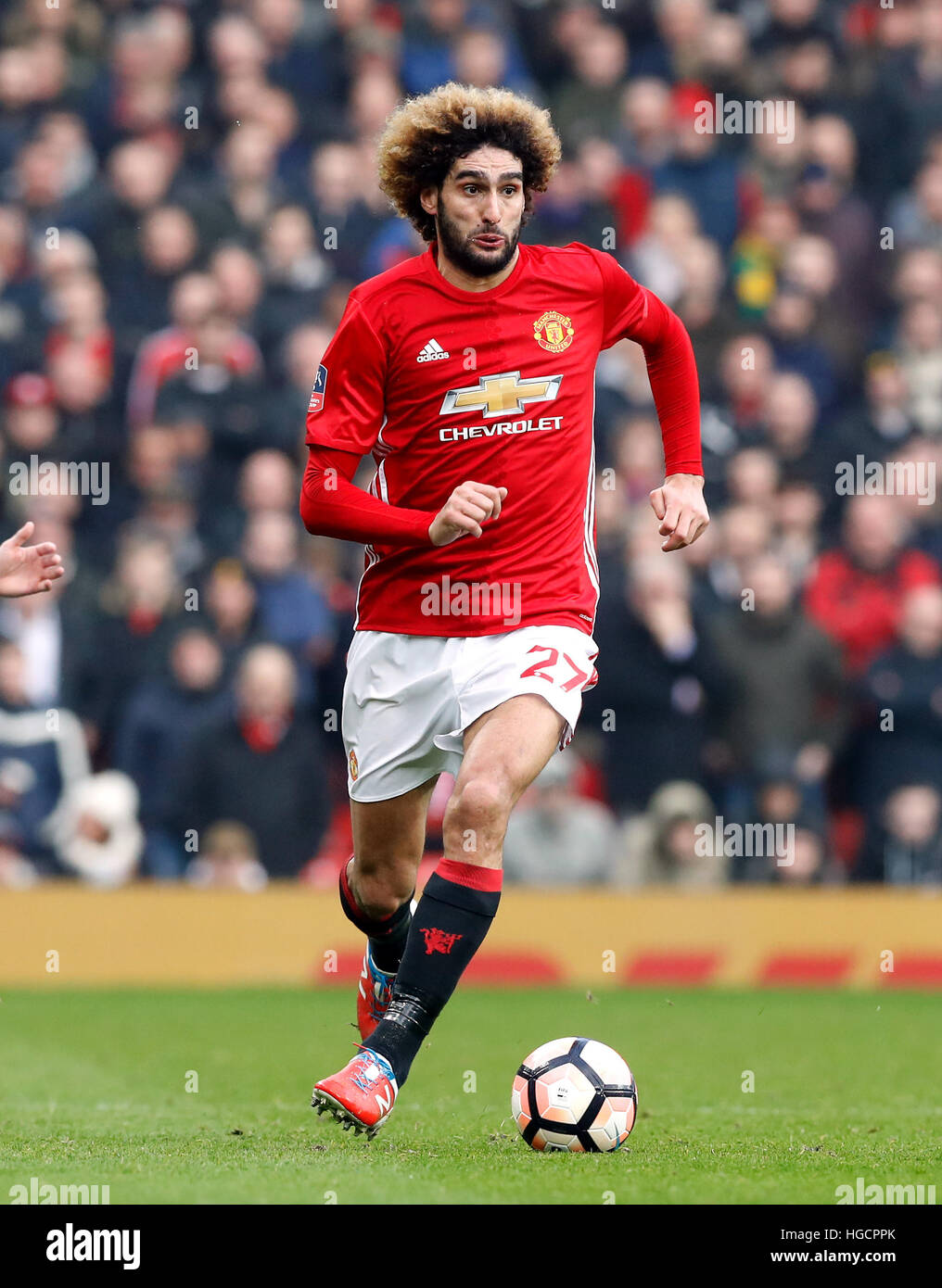 Manchester United's Marouane Fellaini Stock Photo - Alamy