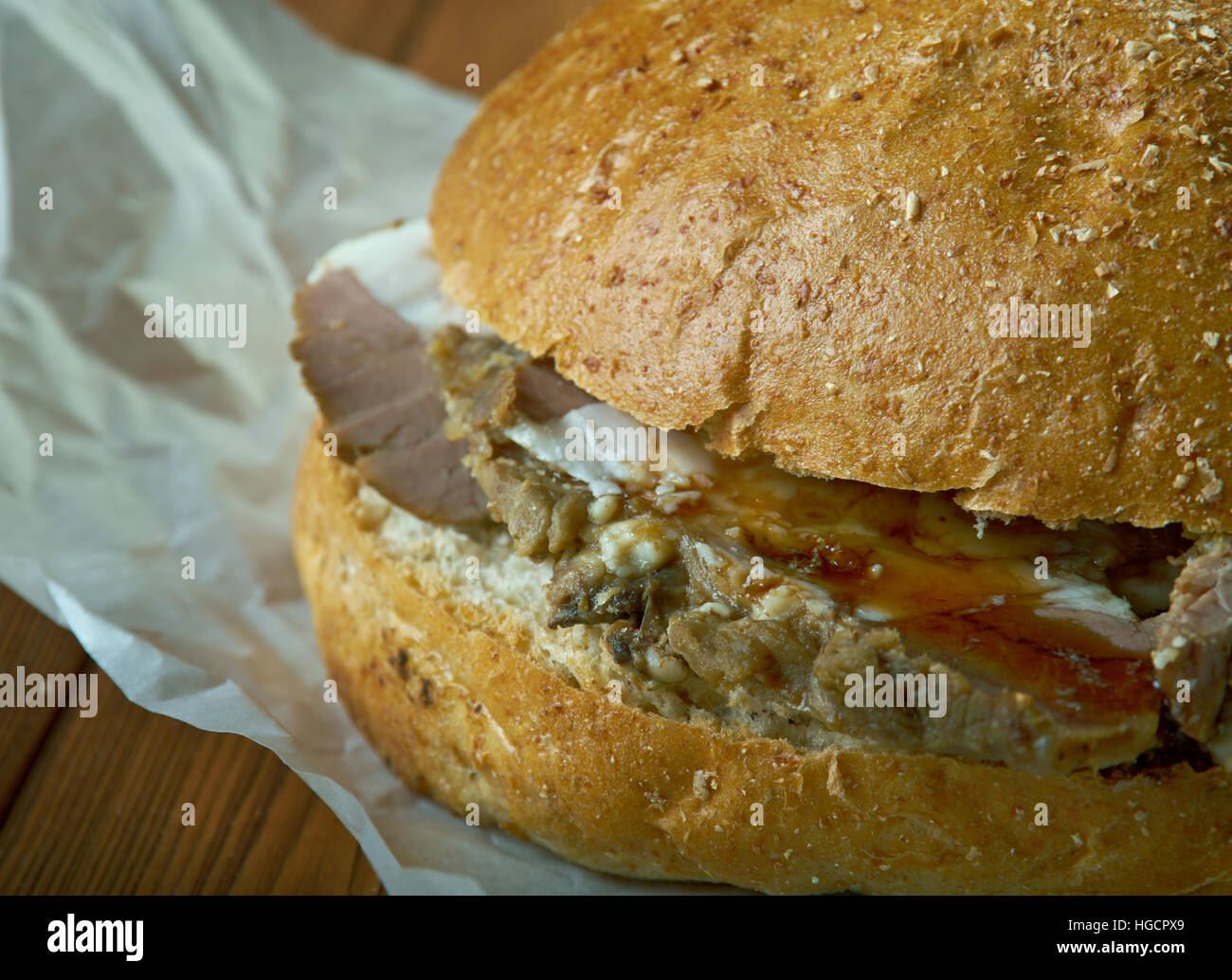 Beef On Weck Sandwich High Resolution Stock Photography and Images - Alamy