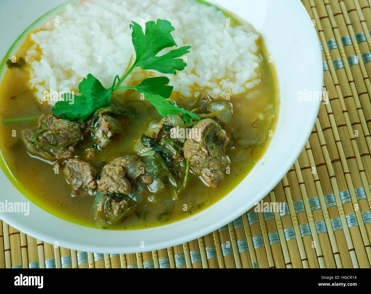 Hilachas Guatemalan Shredded Beef In Tomato Stock Photo - Alamy
