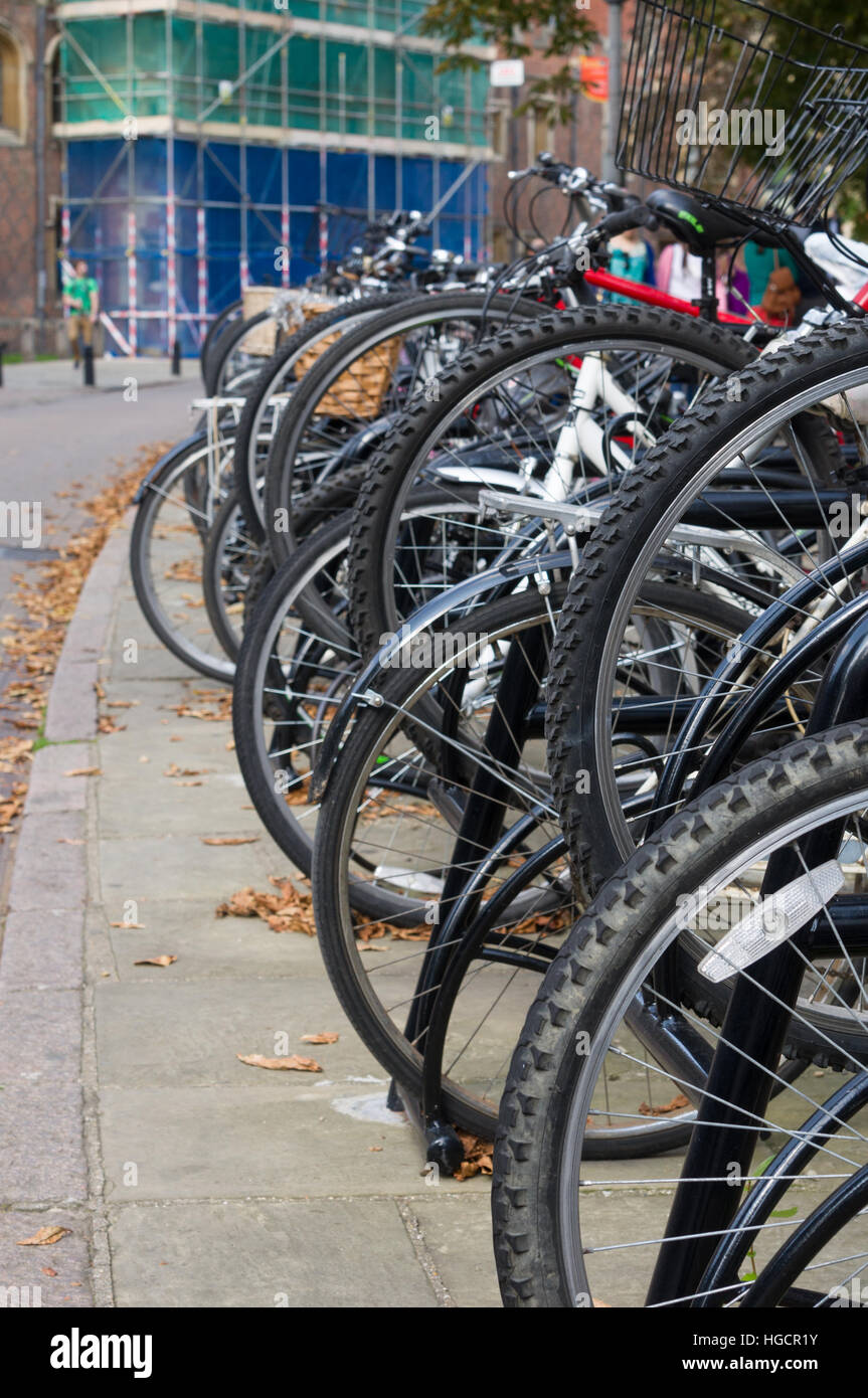Bikes in Cambridge England Stock Photo - Alamy