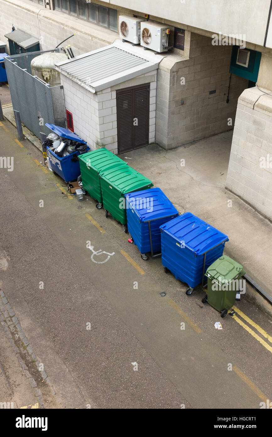 Waste or recycling containers Stock Photo - Alamy