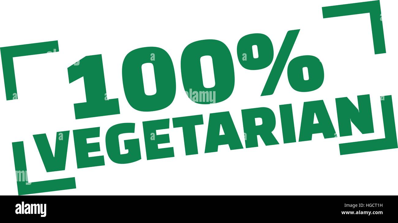 100 percent Vegetarian stamp Stock Vector Image & Art - Alamy