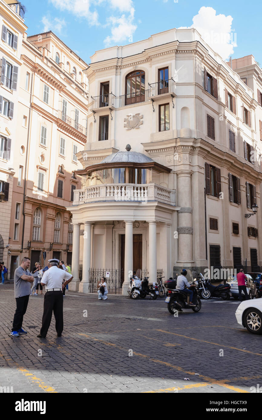 Architecture design of Rome building, Rome, capital of Italy and Lazio ...