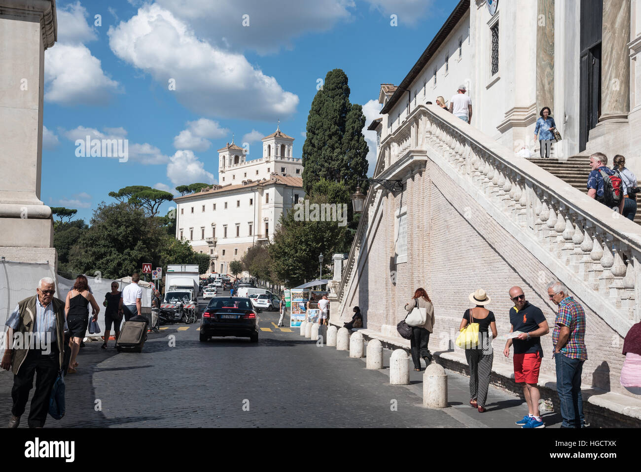 Piazza della Trinità dei Monti Rome, capital of Italy and Lazio region ...