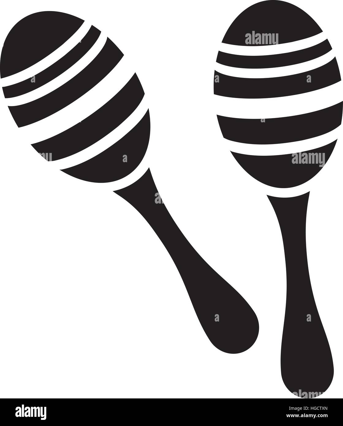 Rattle instrument Stock Vector Images - Alamy