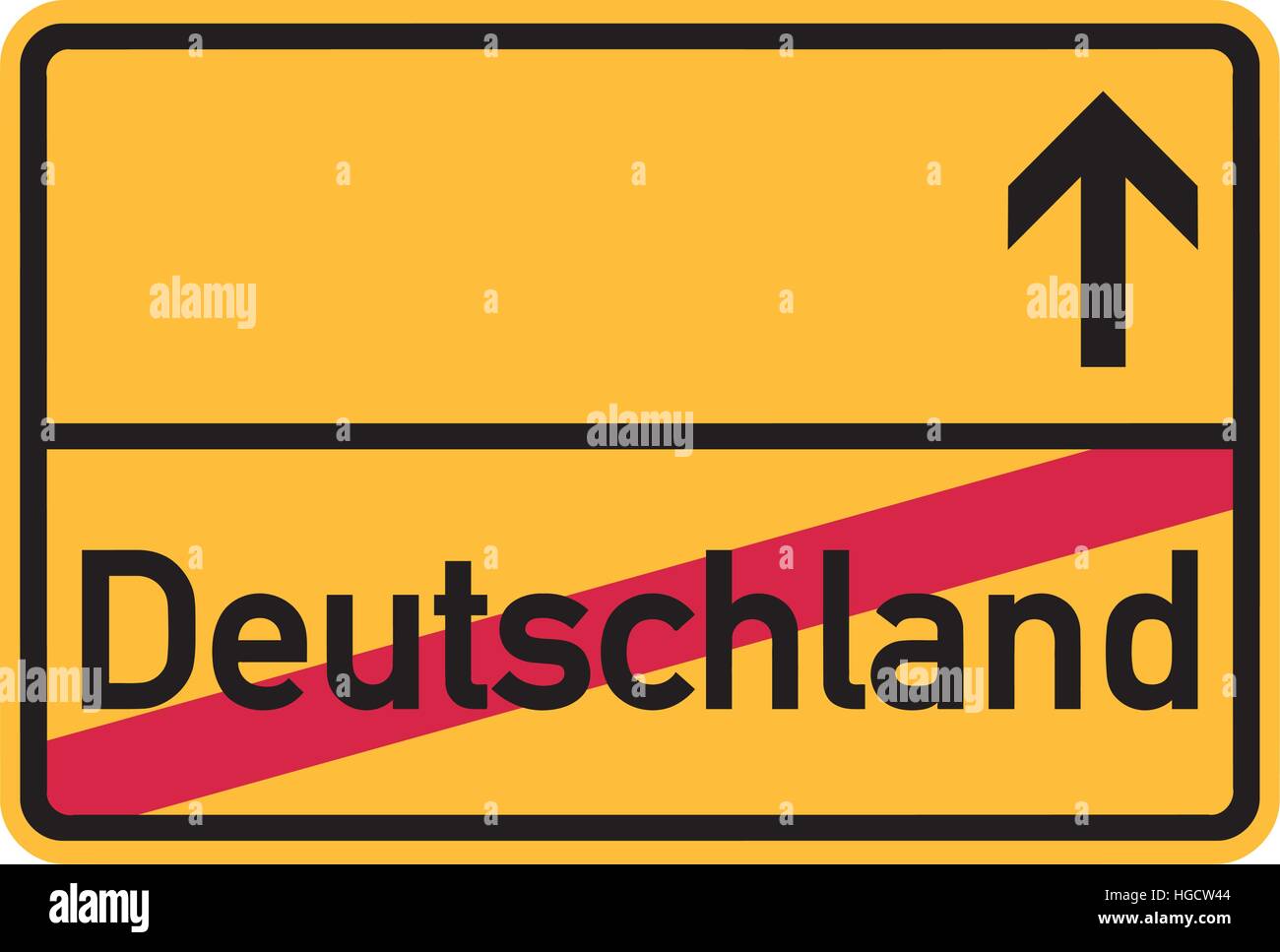 German road sign Stock Vector Images - Alamy