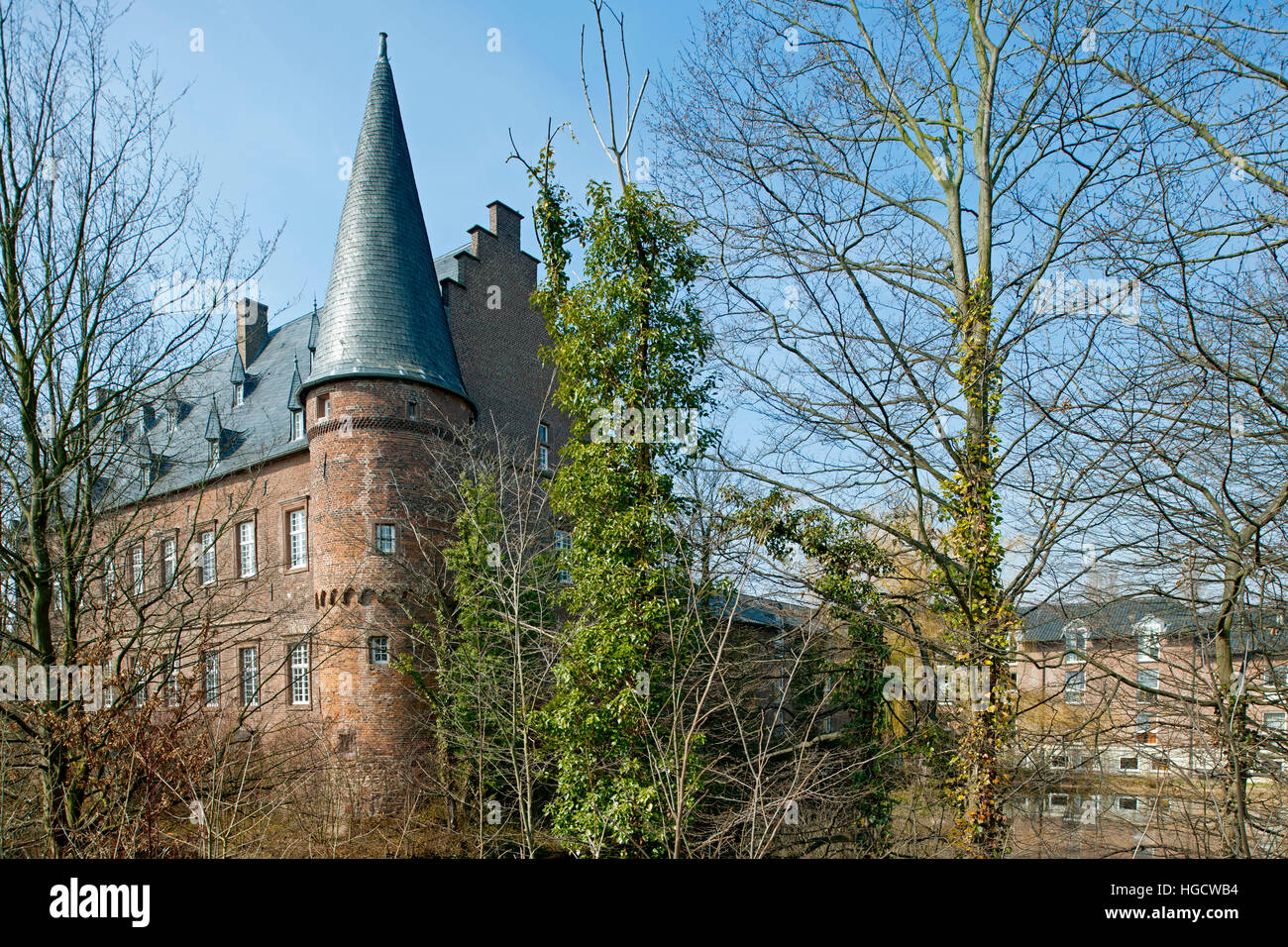 Deutschland, NRW, Kreis Düren, Nörvenich-Binsfeld, Burg Binsfeld ...