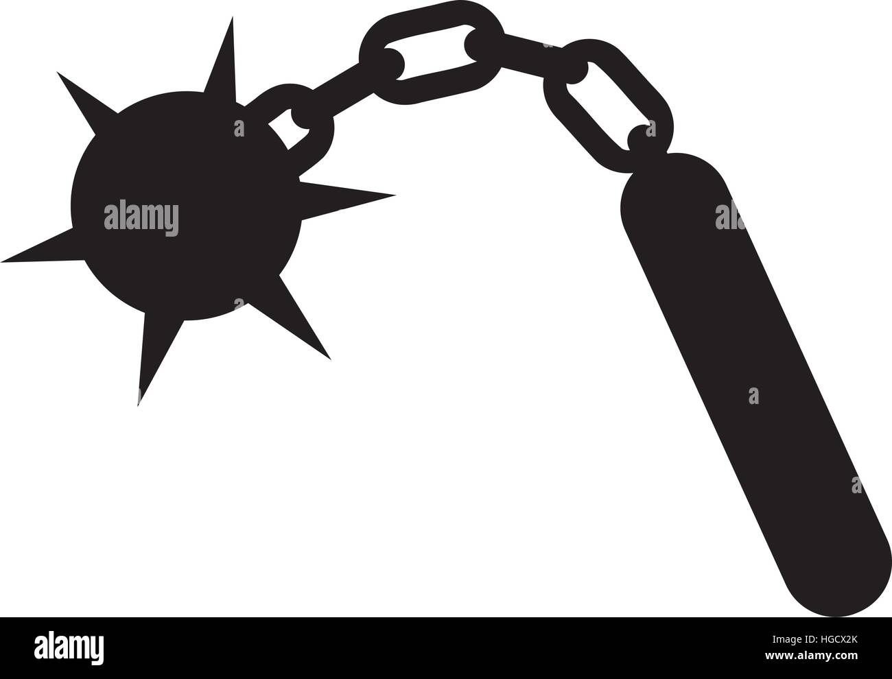 Mace medieval weapon icon Stock Vector Image & Art - Alamy