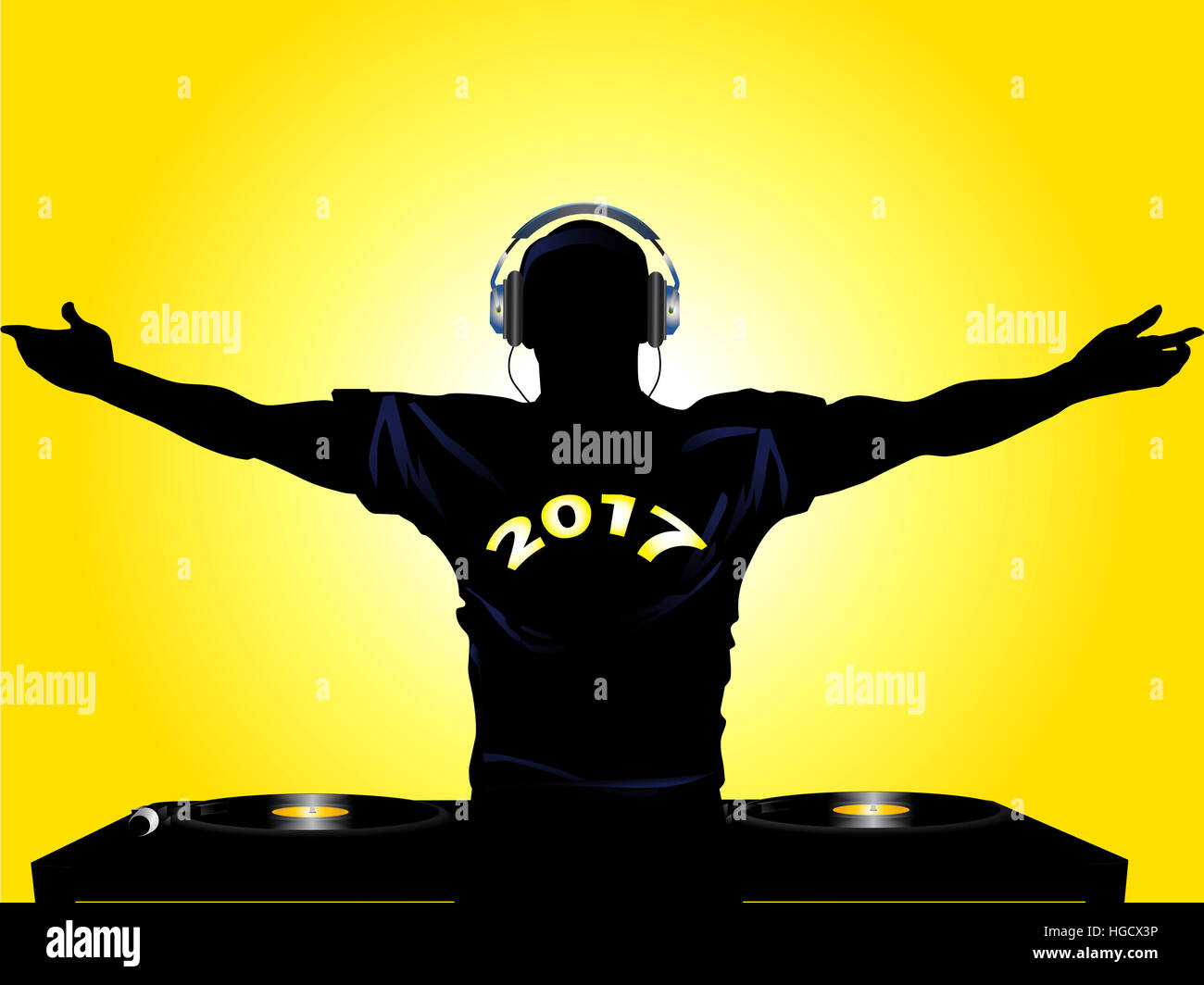 Dj background hi-res stock photography and images - Alamy
