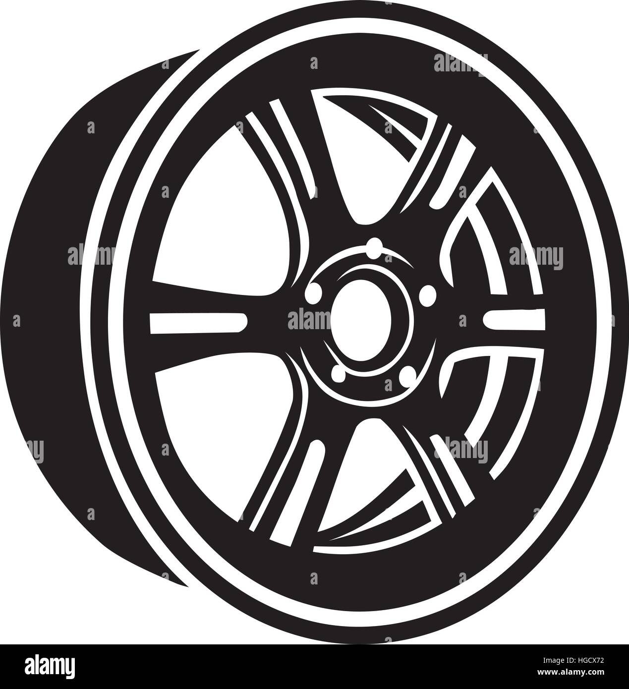 Rim silhouette with details Stock Vector Image & Art - Alamy