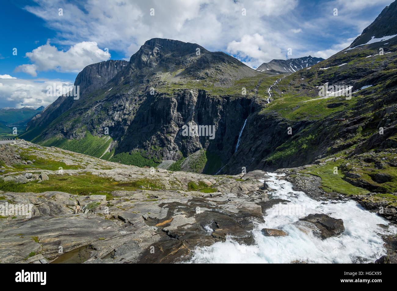 Trollstigen mountain viewpoint Stock Photo - Alamy