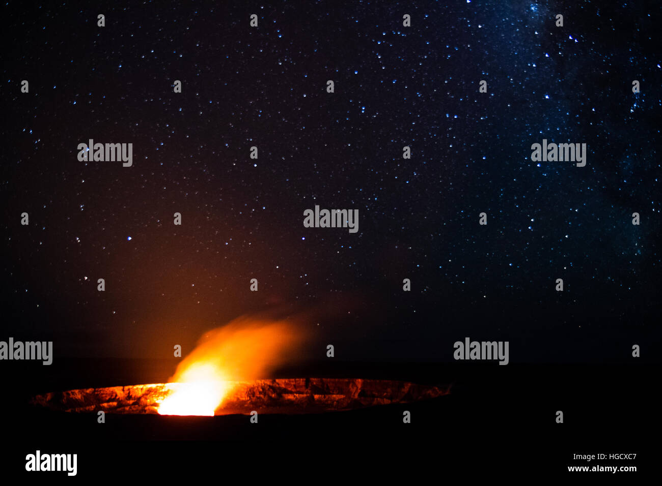 Halema'uma'u Crater in Hawaii Stock Photo - Alamy
