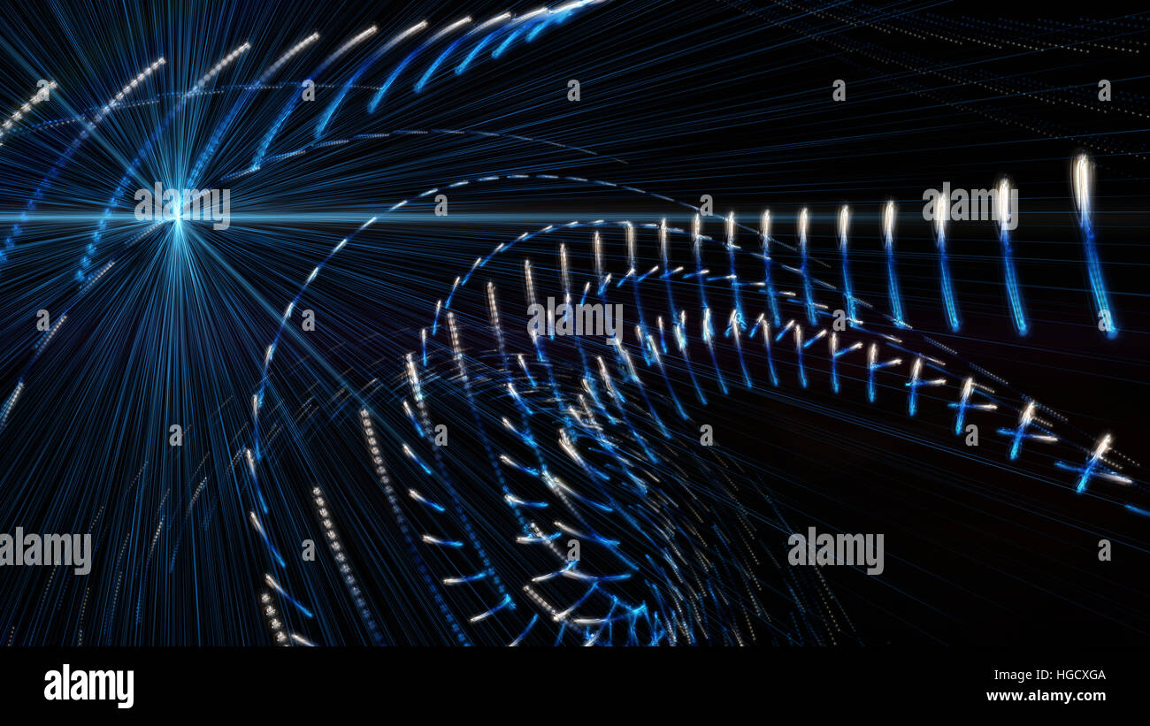 Futuristic particle wave background design with lights Stock Photo - Alamy