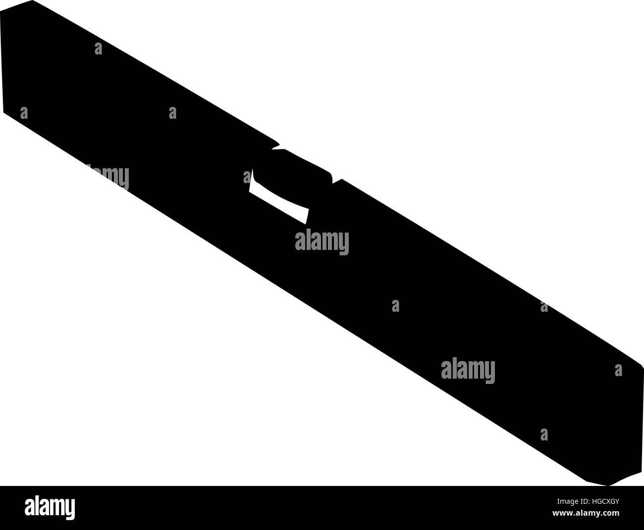 Bubble level silhouette Stock Vector Image & Art - Alamy