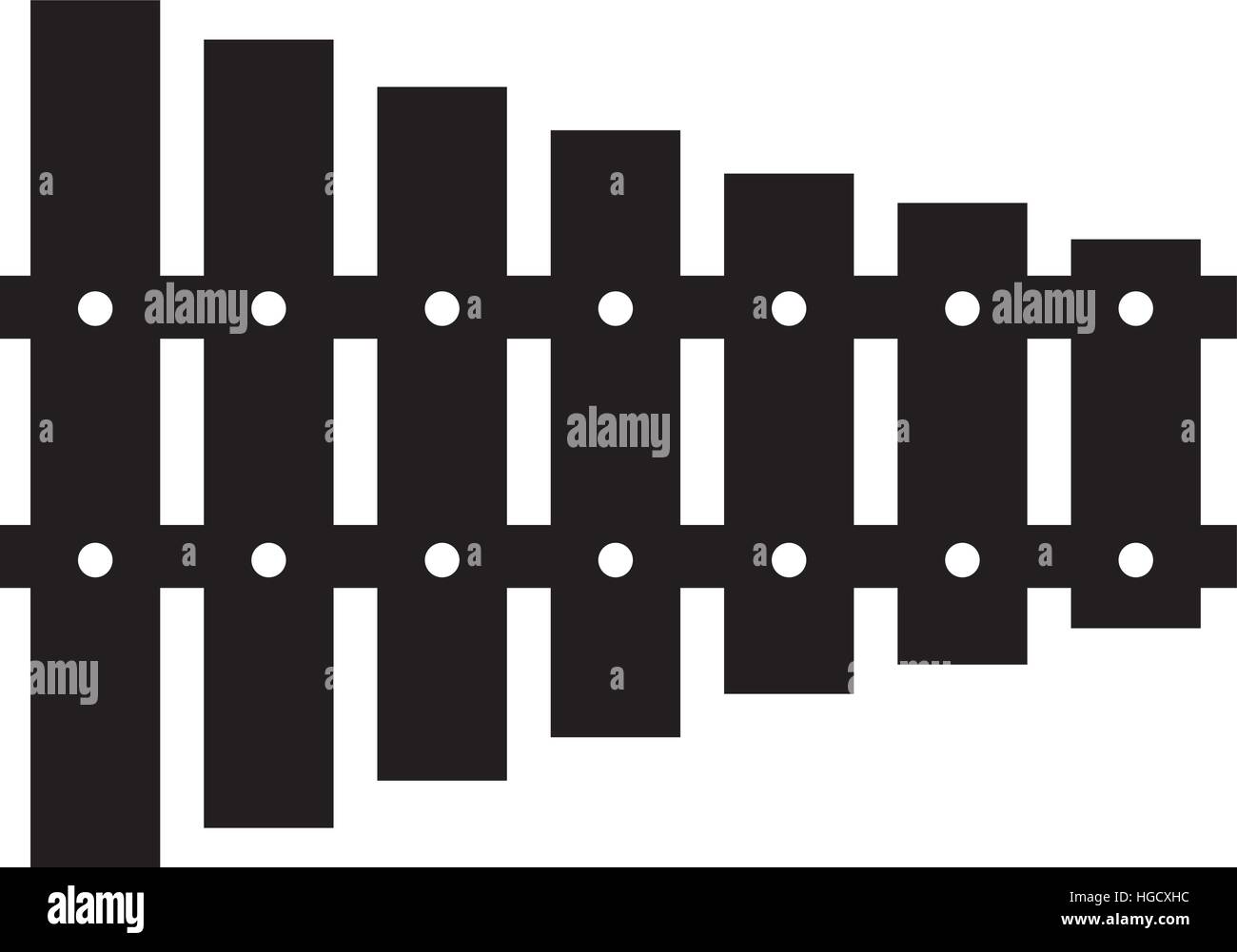 Xylophone musical instrument Stock Vector Images - Alamy