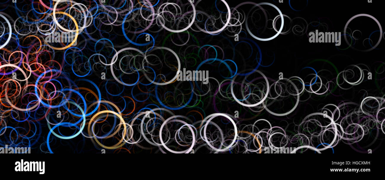 Fantastic elegant panorama circle background design illustration Stock ...