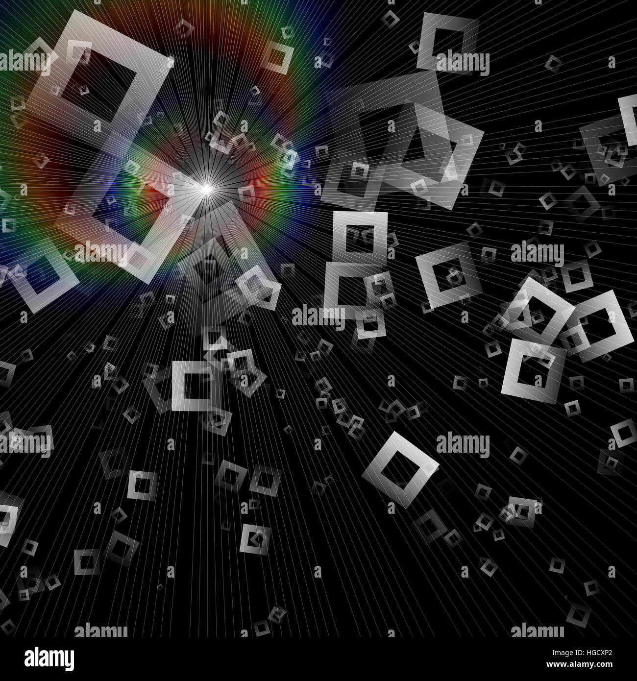 Abstract square background design with light Stock Photo - Alamy