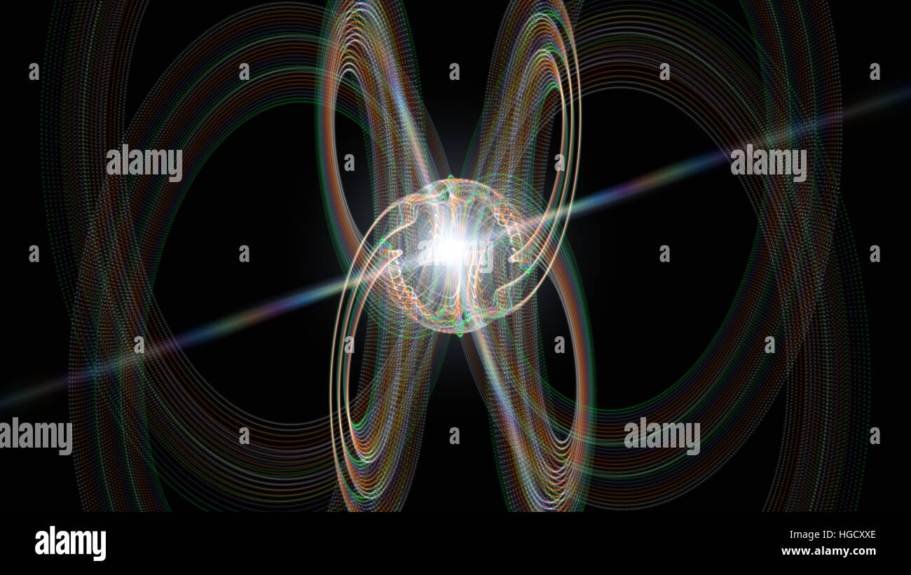 Futuristic particle background design illustration with lights Stock ...