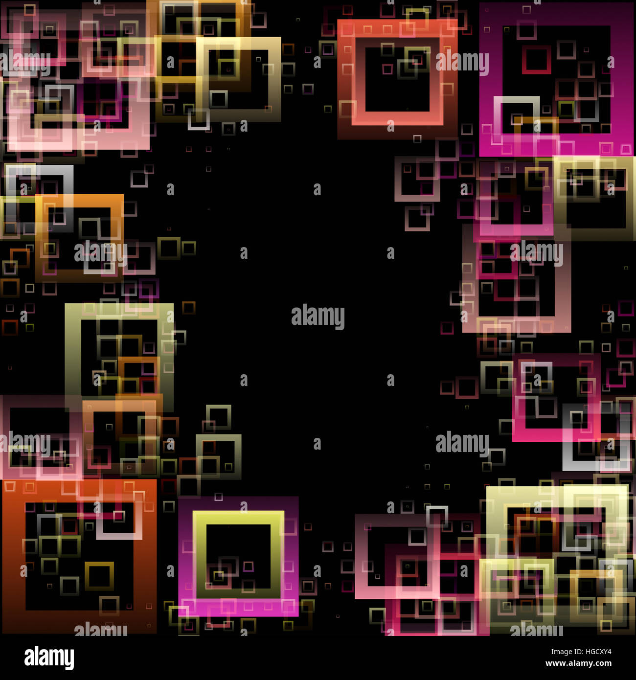Abstract square background design illustration Stock Photo - Alamy