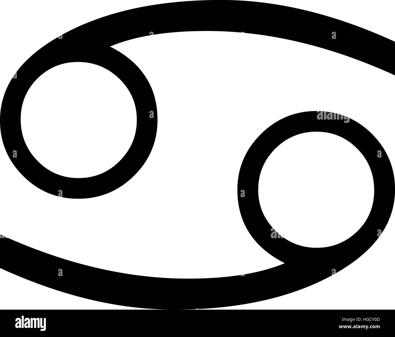 Zodiac sign cancer Stock Vector Image & Art - Alamy