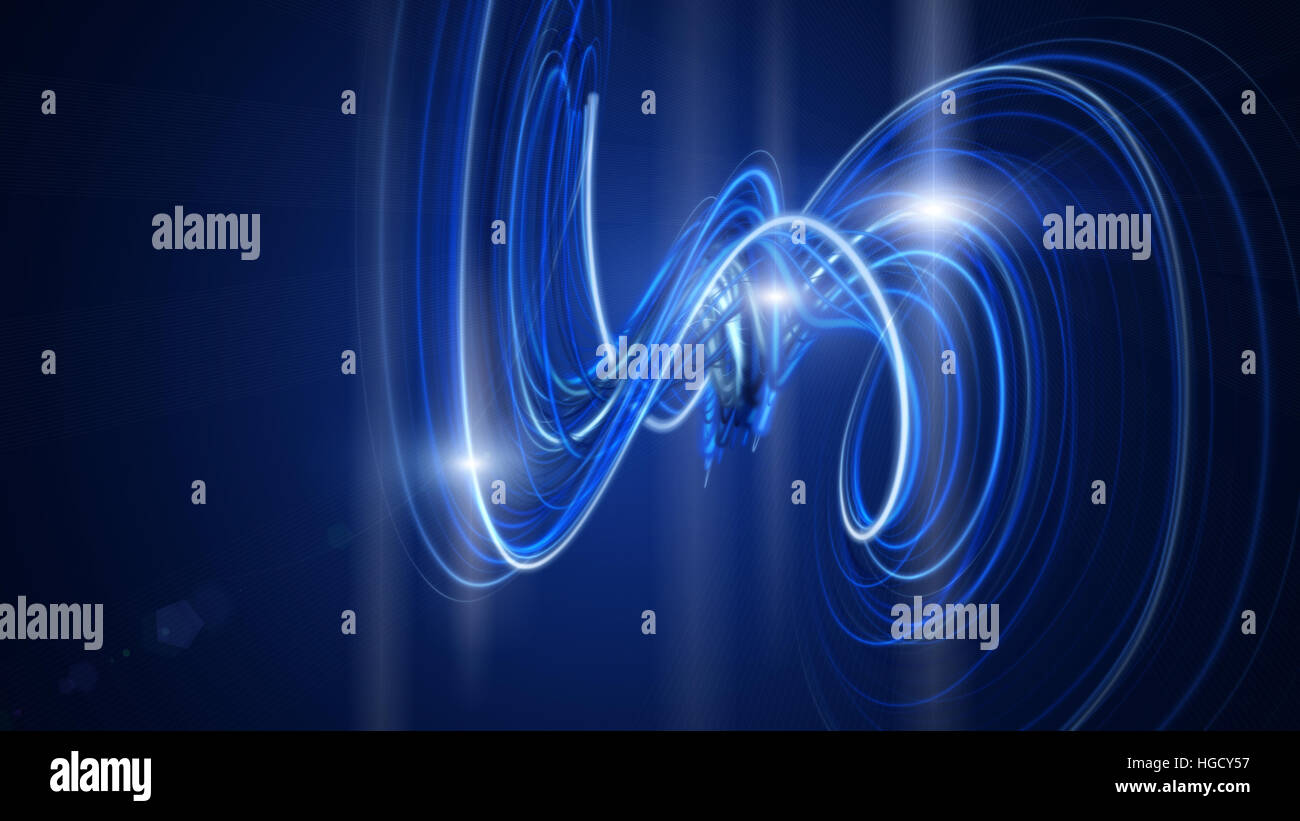 Futuristic particle background design illustration with lights Stock ...