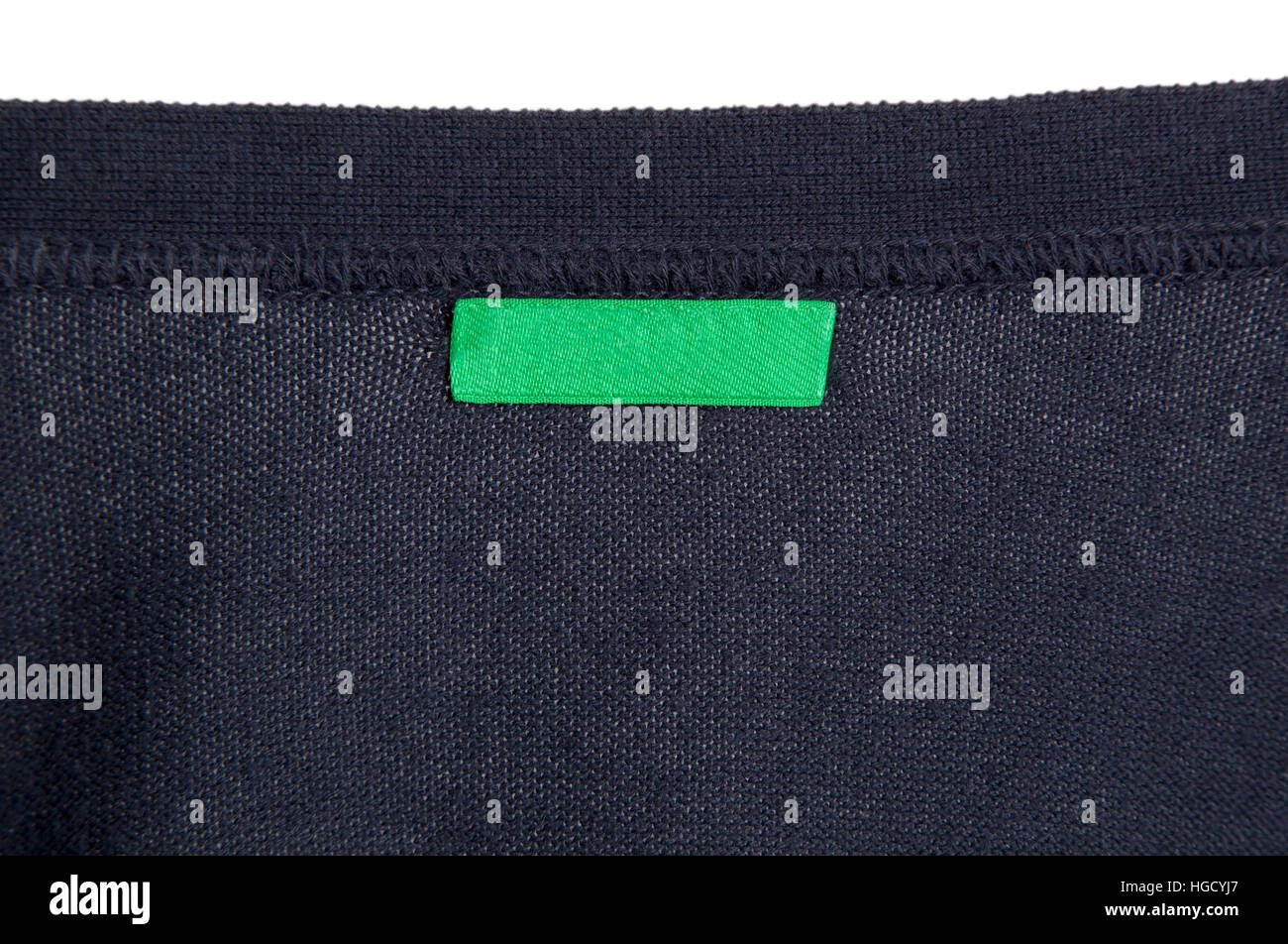 clothes with label tag Stock Photo - Alamy