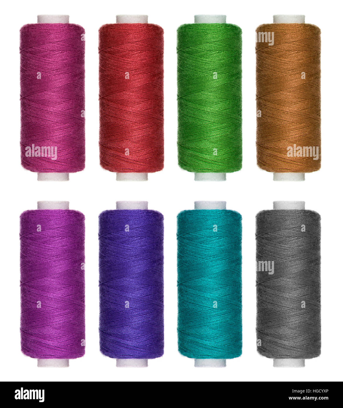 spools of thread Stock Photo - Alamy