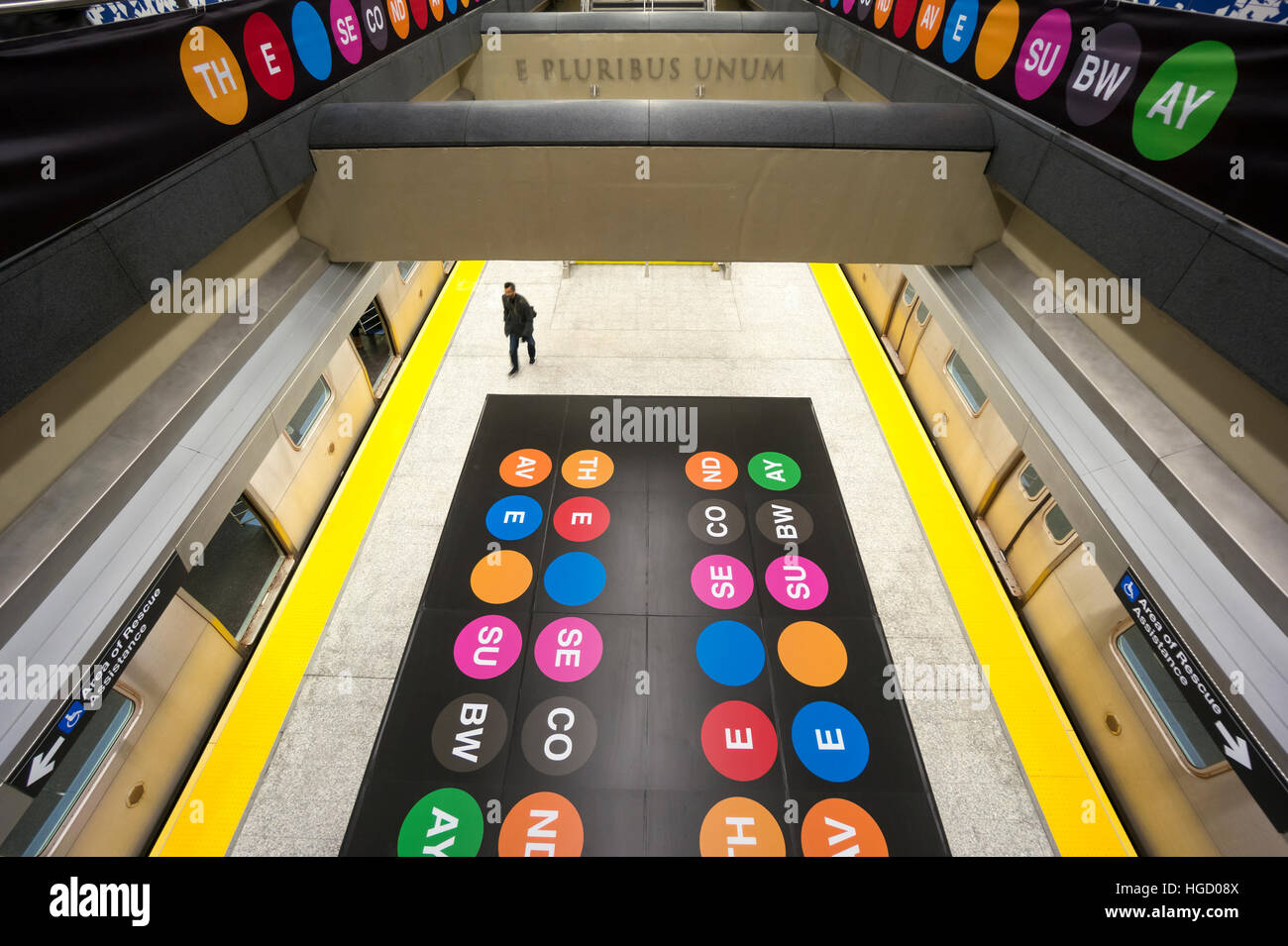 Second Avenue Subway station in New York City Stock Photo - Alamy