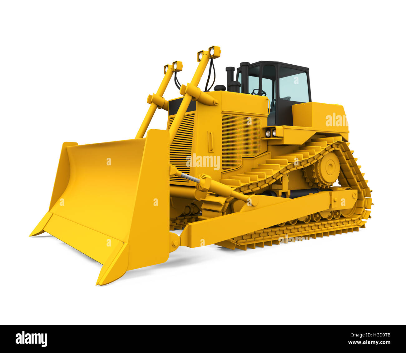 Bulldozer Cut Out Stock Images & Pictures - Alamy