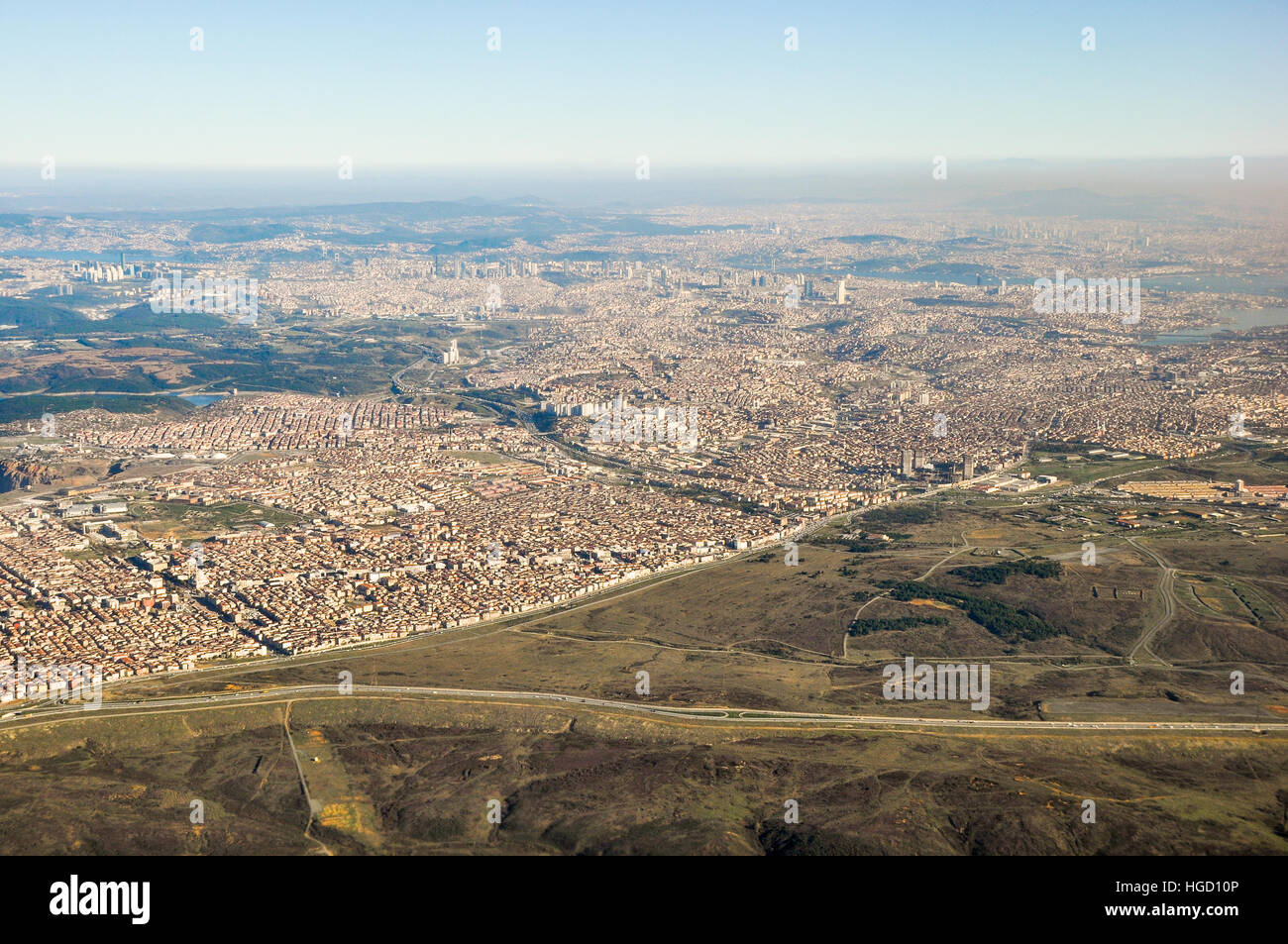 Aerial view of the Istambul, Turkey Stock Photo - Alamy