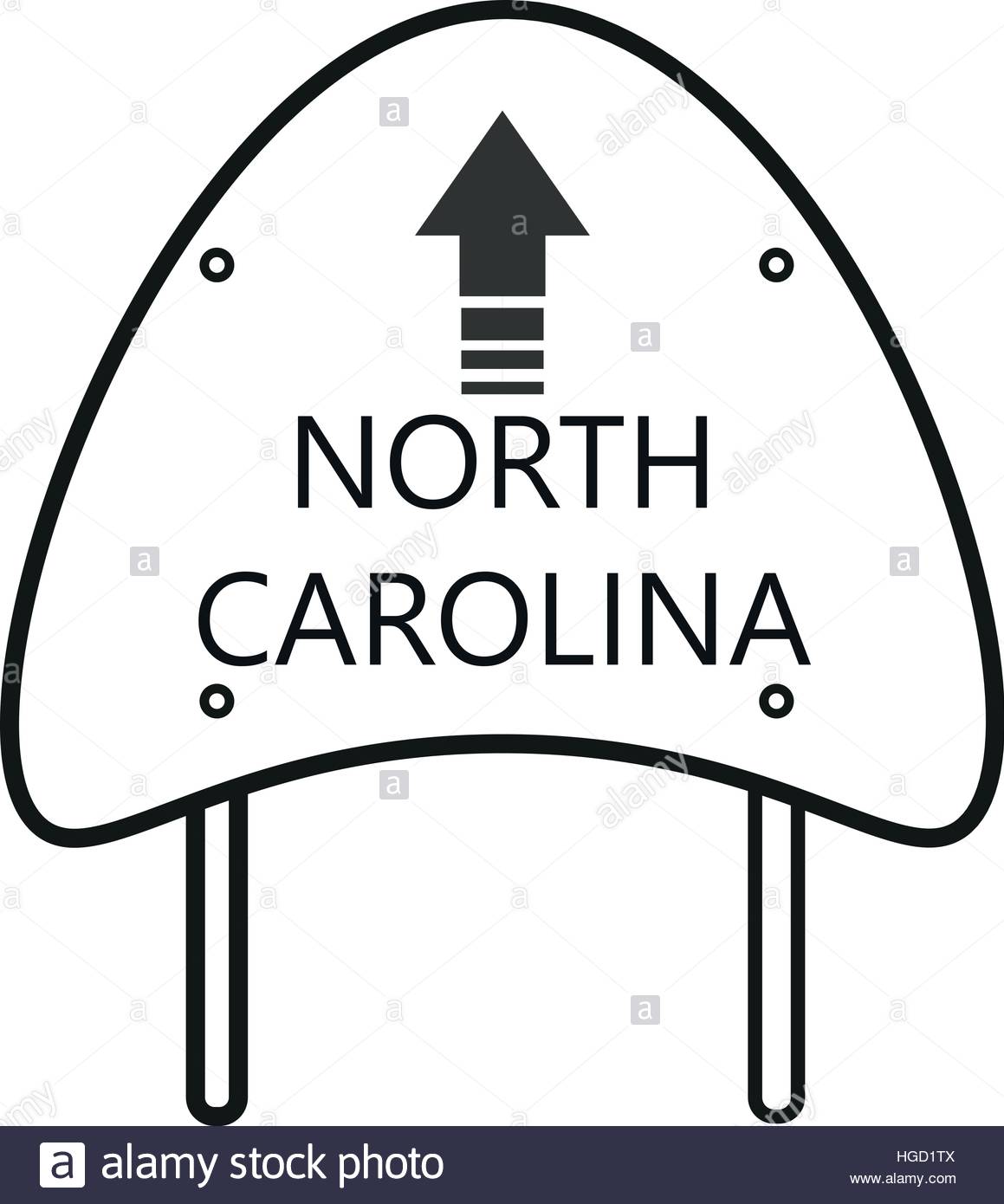 Welcome North Carolina Road Sign High Resolution Stock Photography and ...