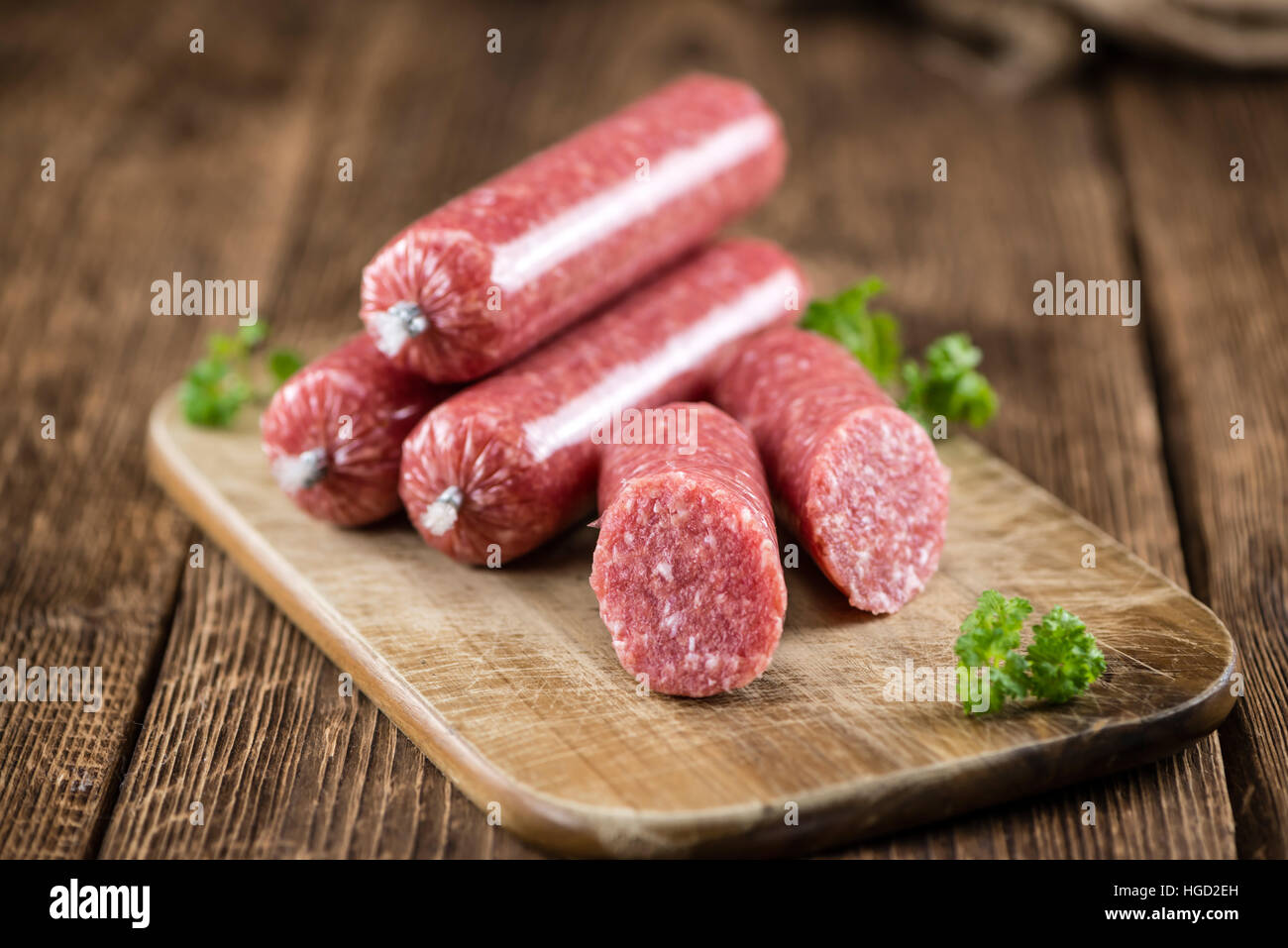 German pork sausage hi-res stock photography and images - Alamy