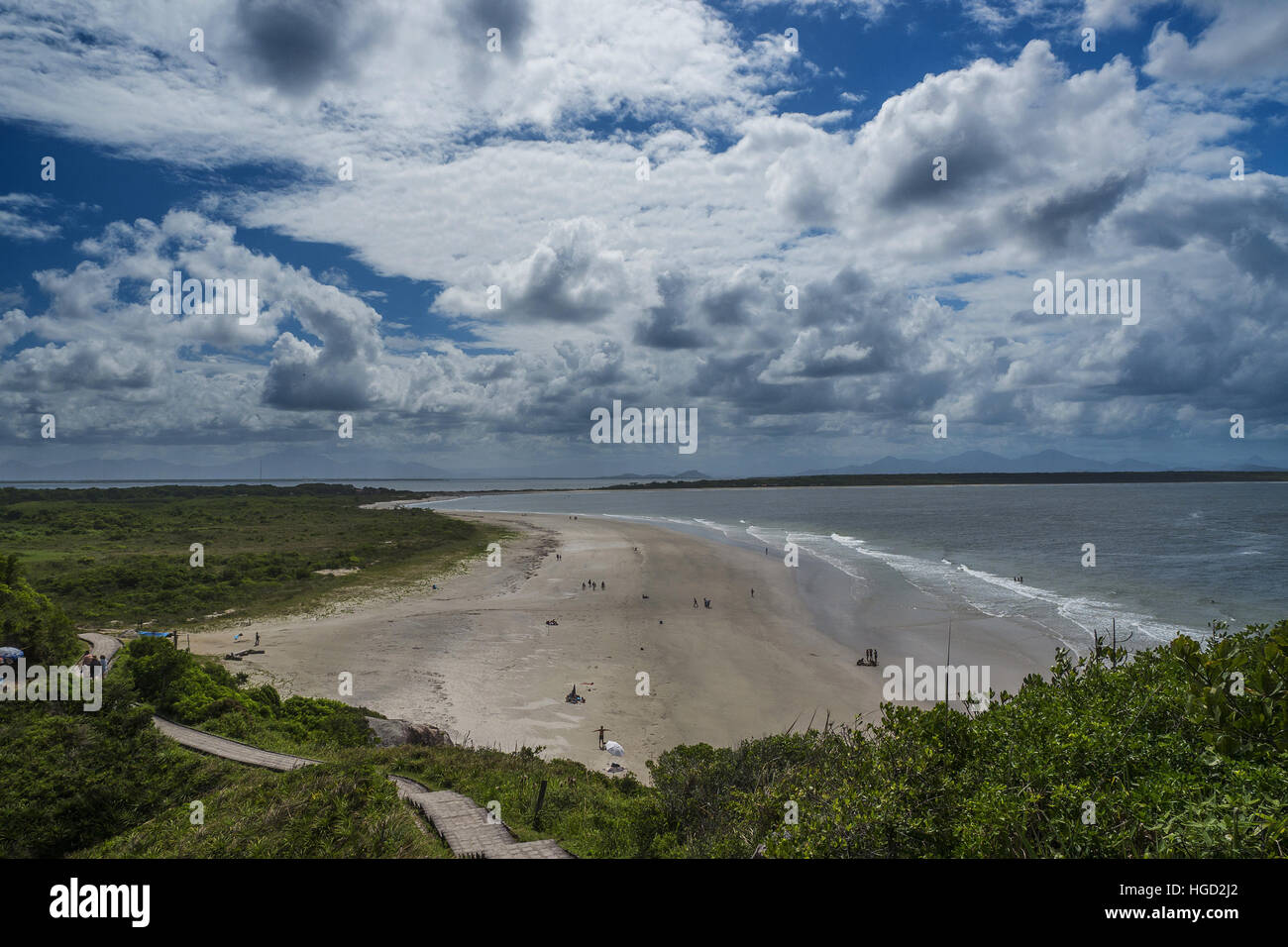 Beach in Ilha do Mel, Paranagua, Brazil Stock Photo - Alamy