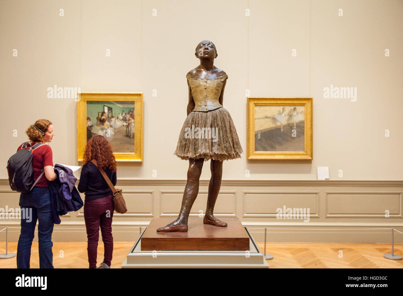 Edgar Degas The Little Fourteen-Year -Old Dancer 1880, Metropolitan ...