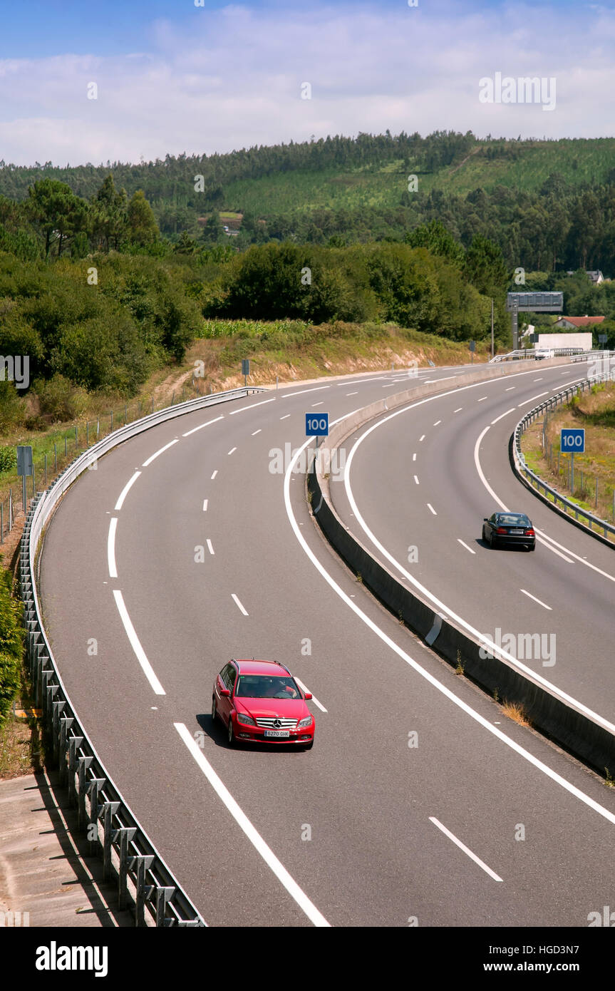 Europe motorway signs hi-res stock photography and images - Alamy