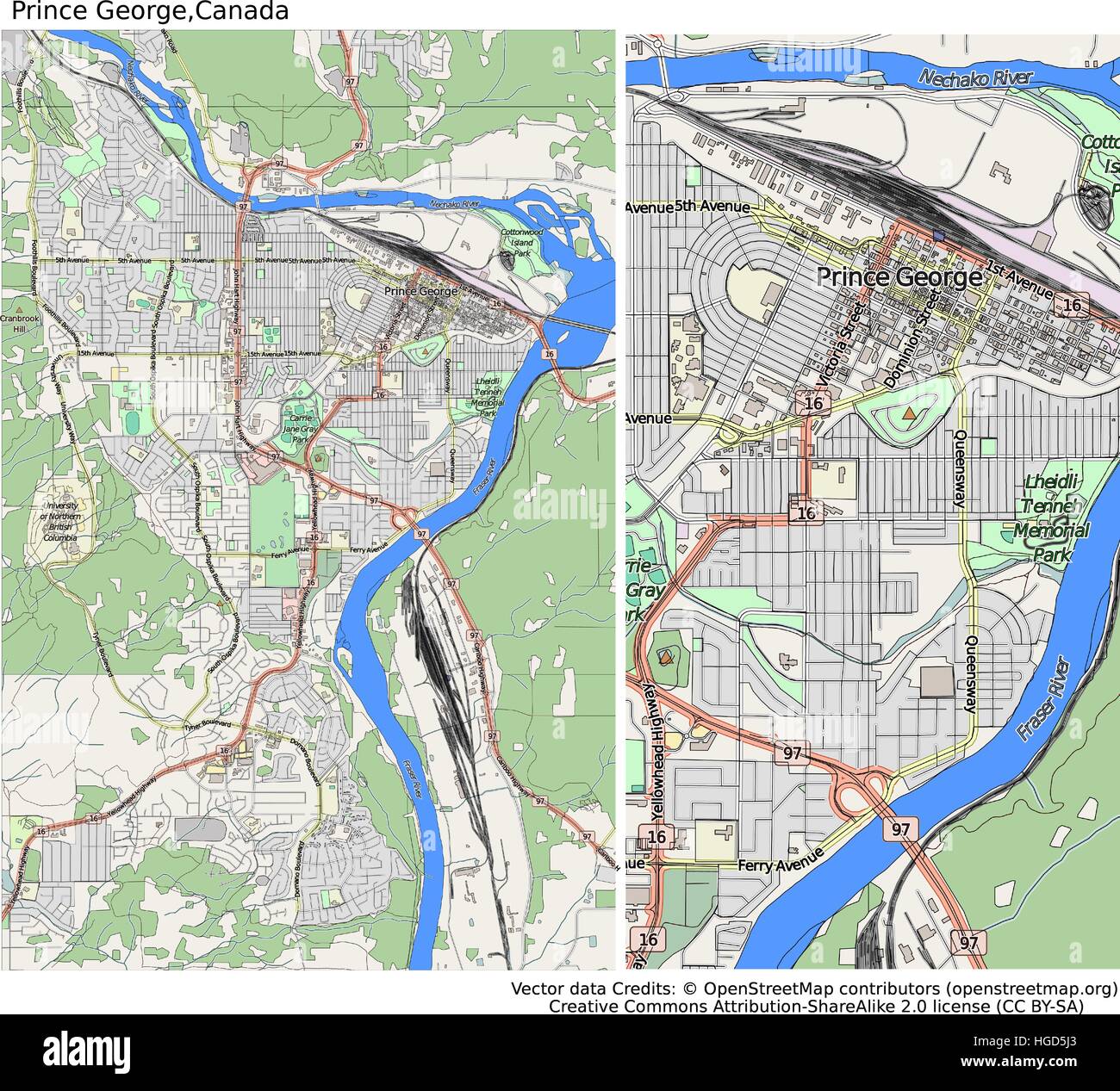 Map Of Fort Saskatchewan High Resolution Stock Photography and Images ...
