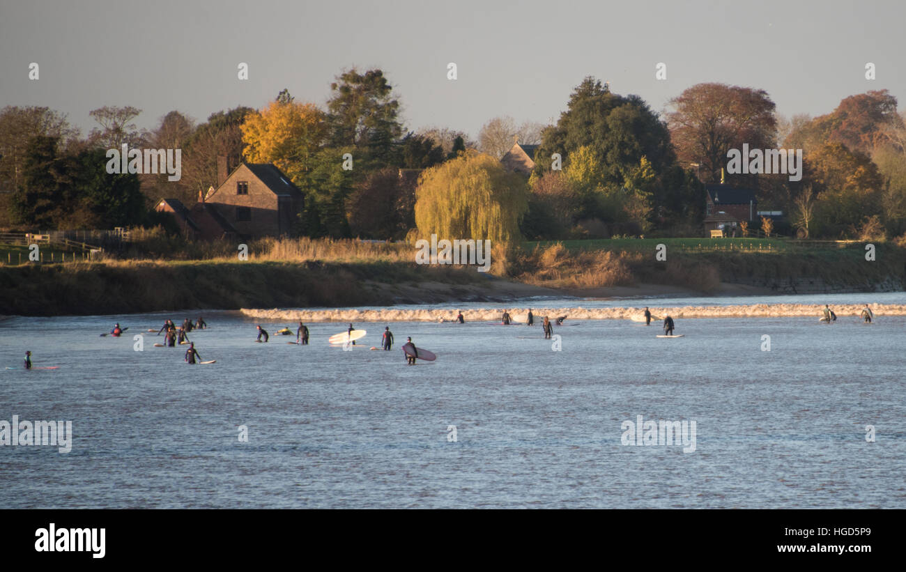 Tidal bore river hi-res stock photography and images - Alamy