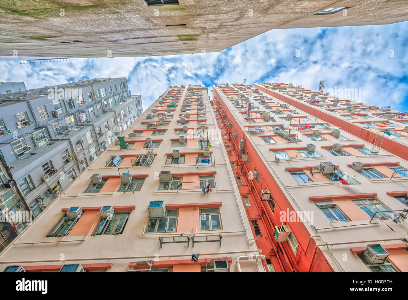 Building background in the sky Stock Photo - Alamy