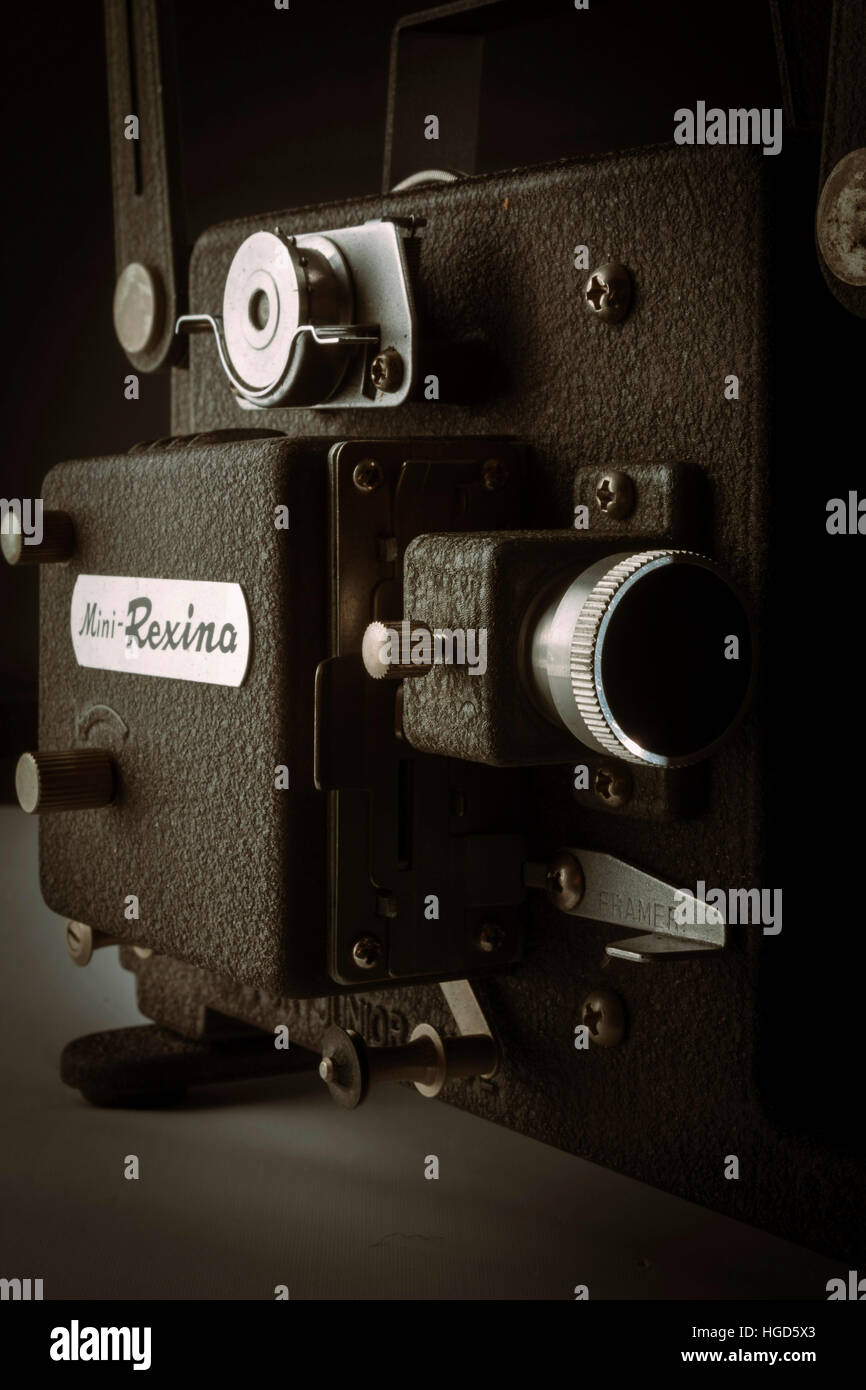 vintage 'Mini - Rexina' 8mm projector c1960's Stock Photo - Alamy