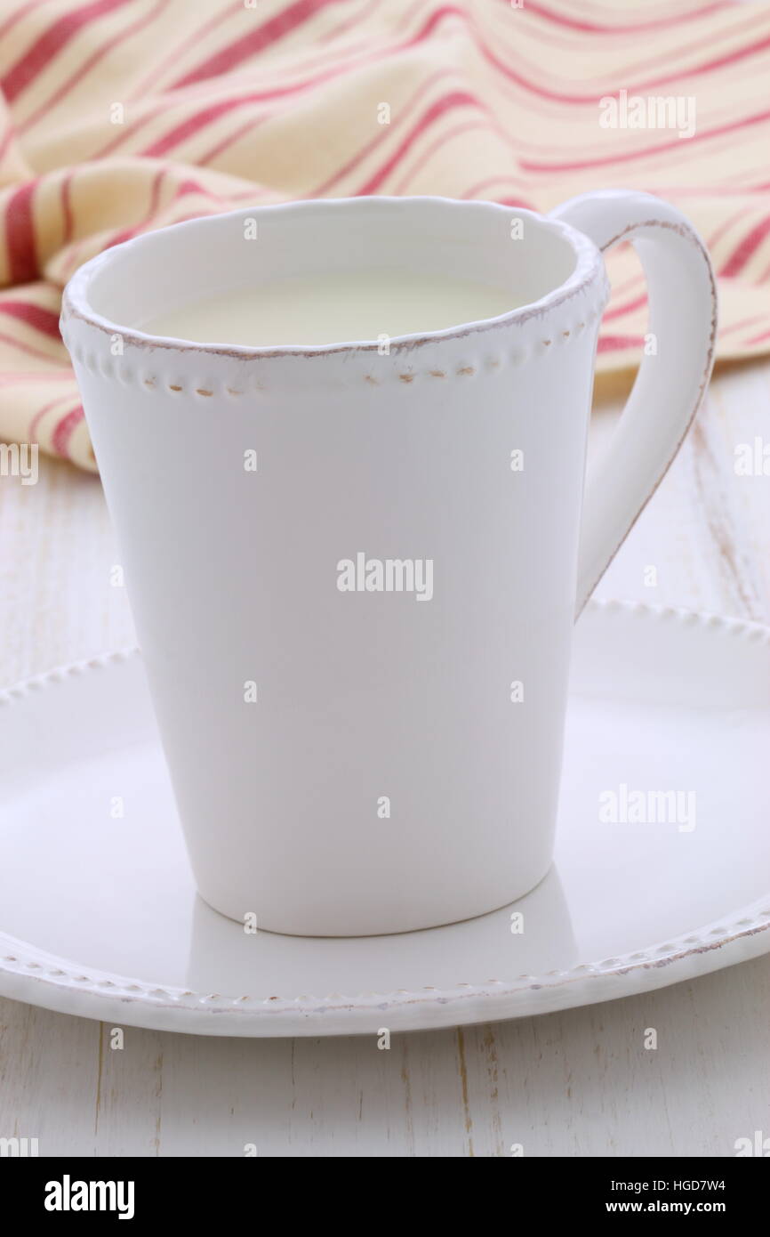 Delicious fresh milk, one of the primary sources of nutrition Stock ...