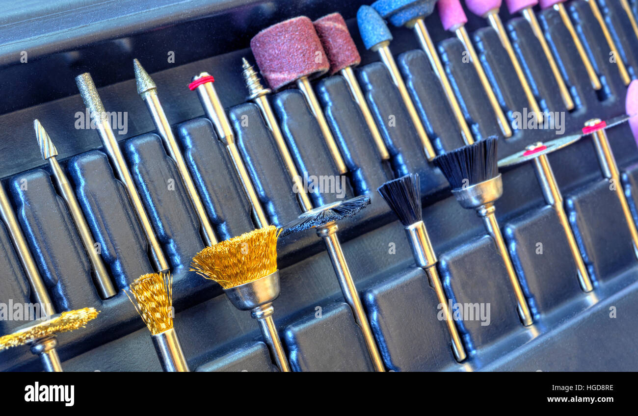 Mini drill machine set different hi-res stock photography and images ...