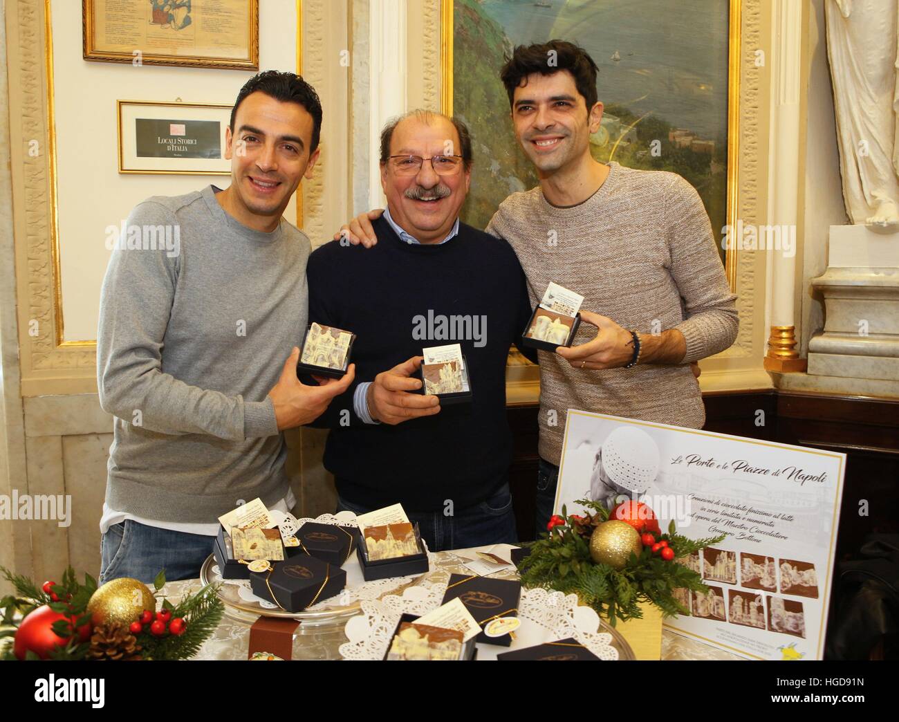 The master chocolatier, Gennaro Bottone presented to the press his ...