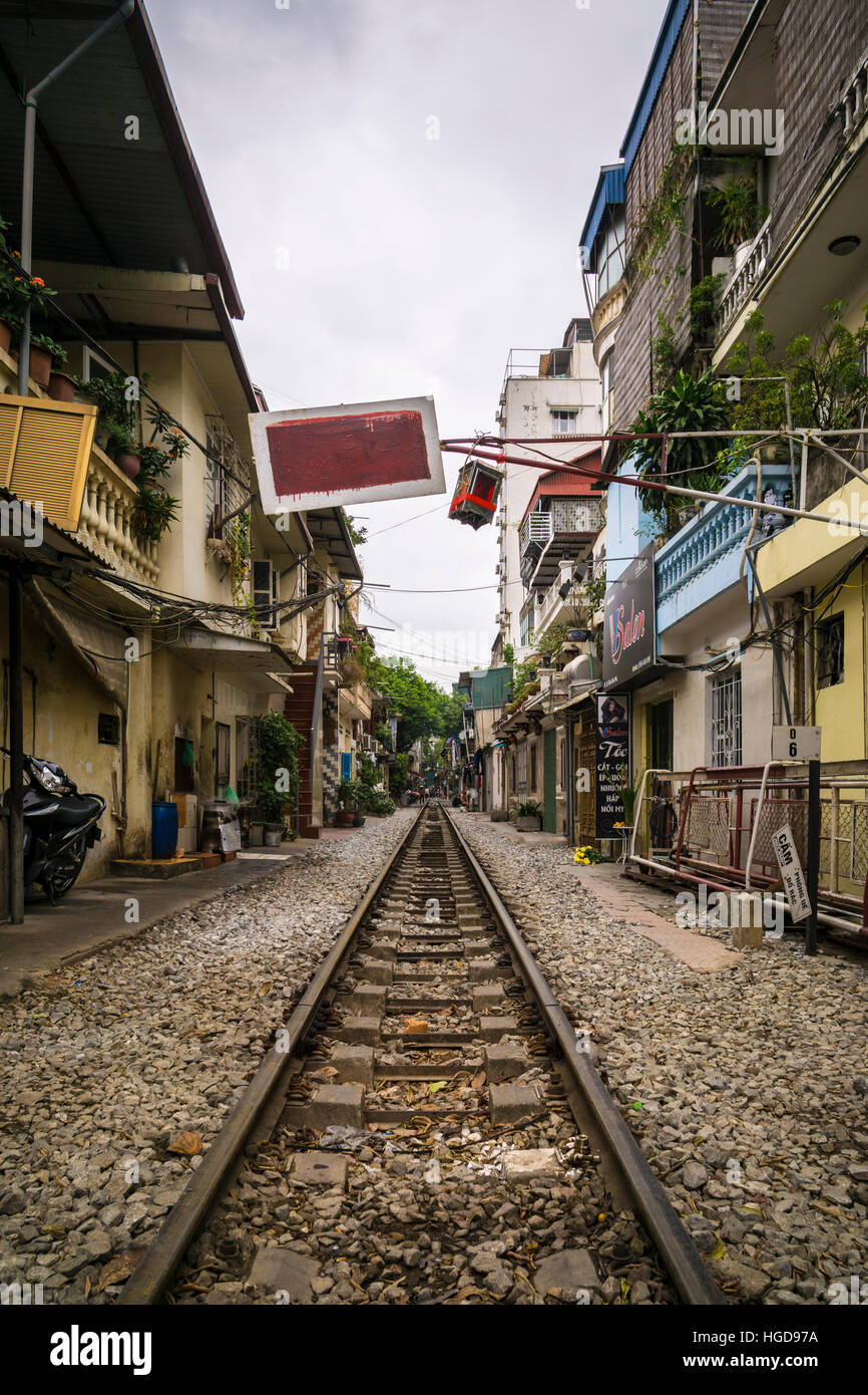 Hanoi Rail Tracks Stock Photo - Alamy