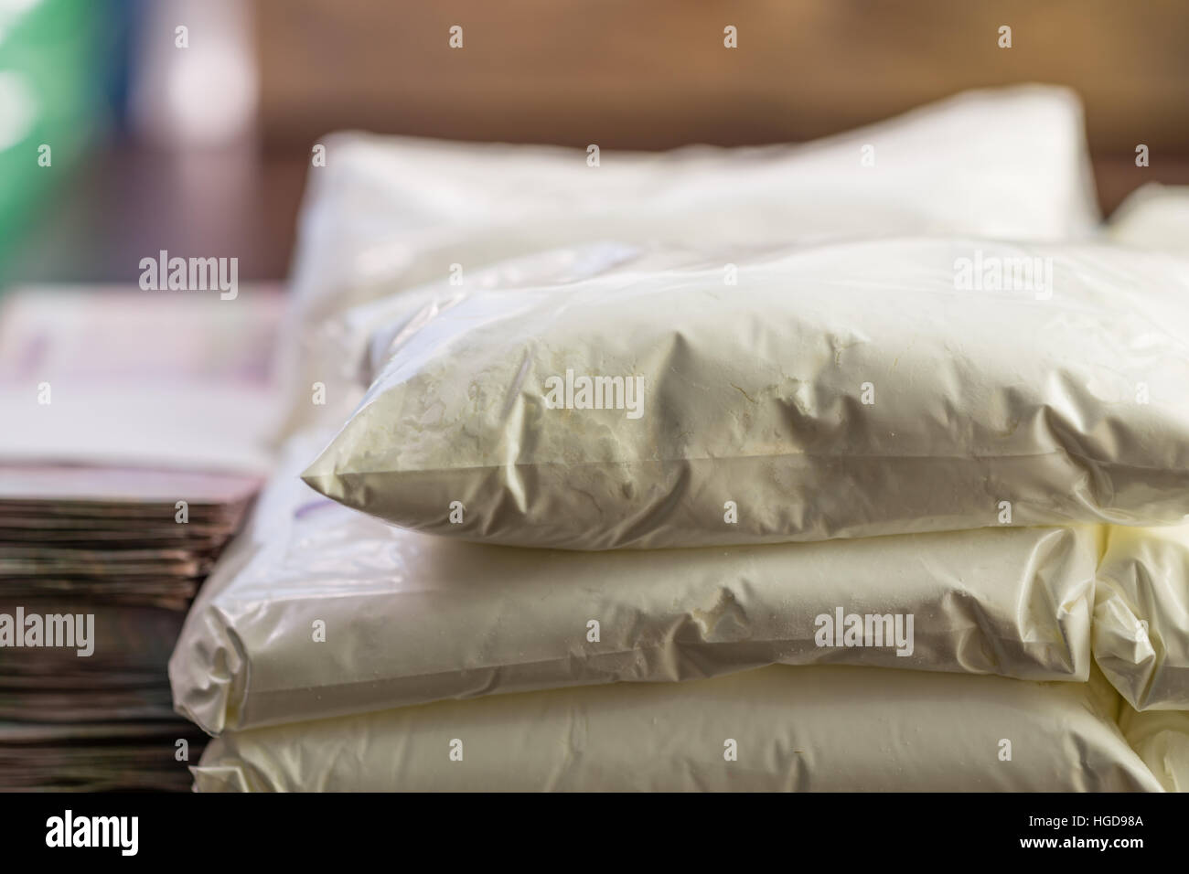 Seized drug money hi-res stock photography and images - Alamy