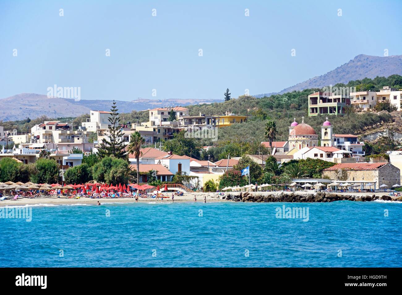 Kalives beach hi-res stock photography and images - Alamy